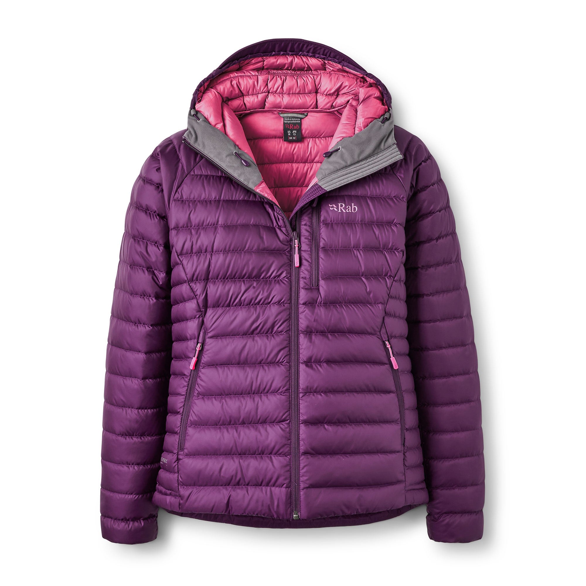 The Epicentre | Rab Microlight Alpine Down Jacket Womens in Mulberry